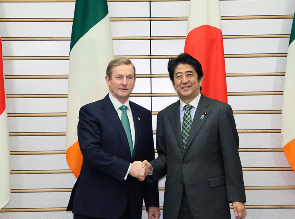 Japan-Ireland Summit Meeting and Joint Press Announcement (The Prime ...