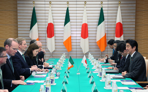 Japan-Ireland Summit Meeting and Joint Press Announcement (The Prime ...