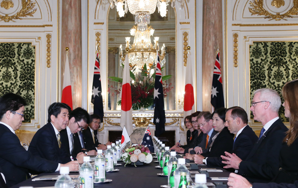 Japan-Australia Summit Meeting, Joint Press Announcement, and Banquet ...
