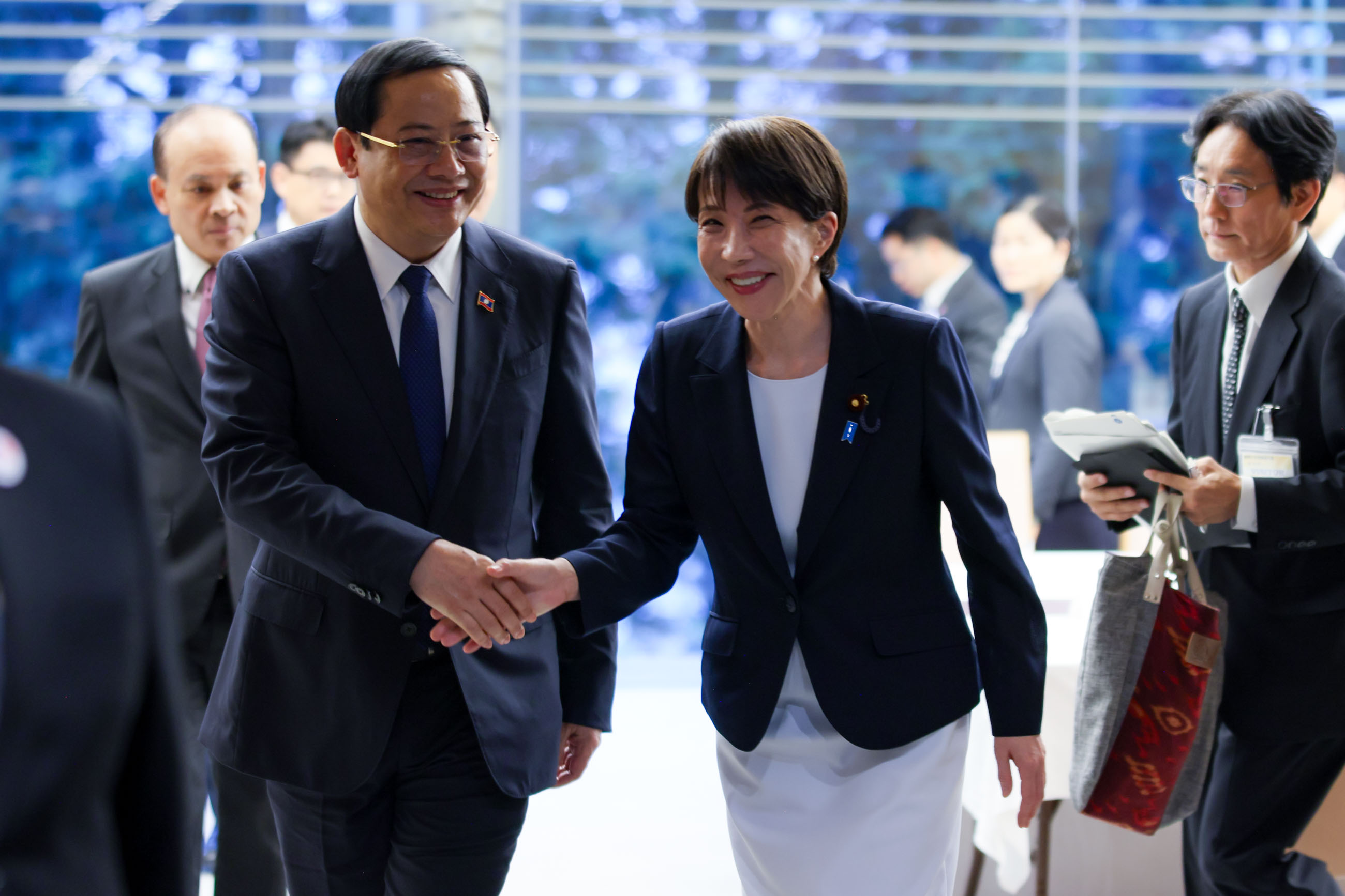 Japan-Laos Summit Meeting | Prime Minister in Action | Prime Minister's ...